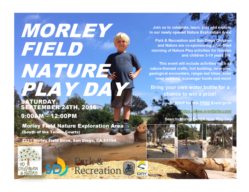 Morley Field Nature Play Day: Saturday, September 24th: 9am-12pm ...